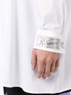Raf Simons Logo-patch Button-up Shirt