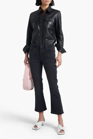 FRAME Le Crop Mini Boot High-rise Jeans