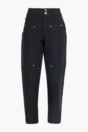 FRAME Cropped Tapered Pants