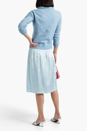 Helmut Lang Mélange Brushed Woolblend Sweater