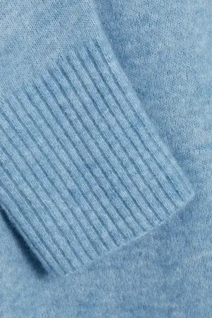 Helmut Lang Mélange Brushed Woolblend Sweater