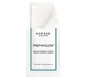NuFACE® Prep-n-glow Cleanse Exfoliation Cloths,5-count