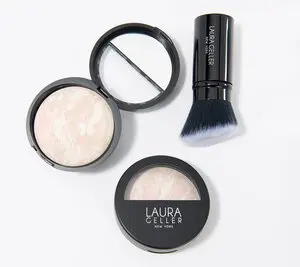 Laura Geller Beauty Balance N Brighten Foundation Duo With Brush - One-color