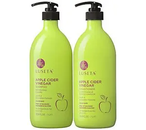 LUSETA BEAUTY Super Cider Vinegar Shampoo & Conditioner Se