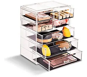 SORBUS Makeup And Jewelry Storage Case With 7 D Rawers - One-color