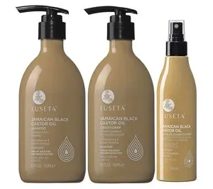 LUSETA BEAUTY Jamaican Black Castor Oil Shampoo Conditioner, Leave - One-color