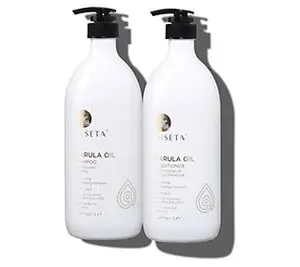 LUSETA BEAUTY Marula 33.8oz Shampoo + Conditioner Bunle - One-color