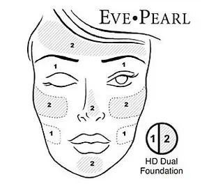 EVE PEARL Hd Dual Foundation