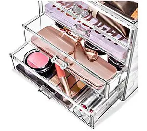 SORBUS Makeup & Jewelry Storage Case Display- 4 Drawers