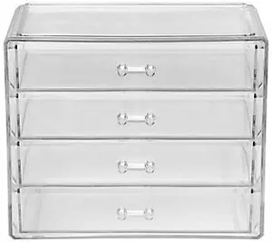 SORBUS Makeup & Jewelry Storage Case Display- 4 Drawers