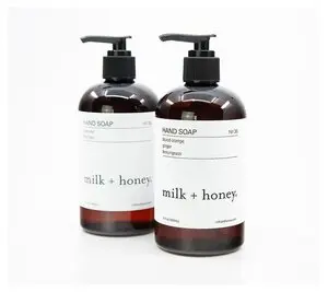 MILK + HONEY Hand Soap 2-piece Set - One-color