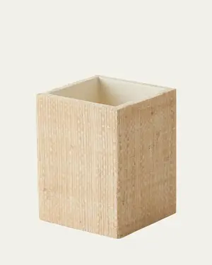 PIGEON AND POODLE Ghent Natural Bagor Grass Brush Holder - Beige