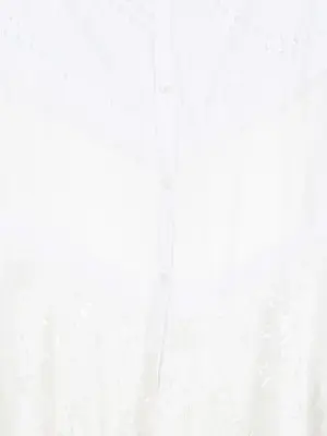 AMIR SLAMA Sheer-panel Shirt Dress