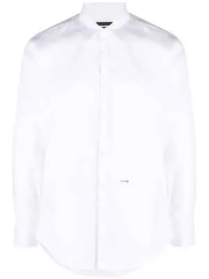 Dsquared2 Logo Detail Cotton Shirt - White