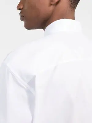 Dsquared2 Logo Detail Cotton Shirt - White