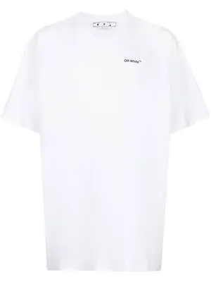 Off-White Arrows-print T-shirt White Black