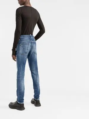 Dsquared2 Stonewashed Skinny Jeans - Blue