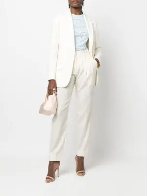 Philipp Plein High-waisted Tapered Trousers
