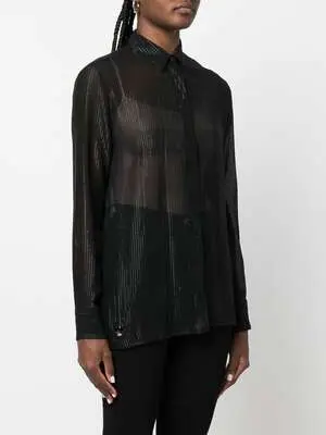 Philipp Plein Semi-sheer Button-down Shirt