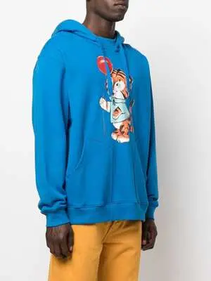Moschino Graphic Print Drawstring Hoodie