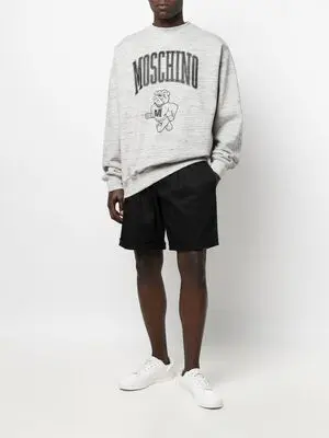 Moschino Logo Crew-neck Sweatshirt