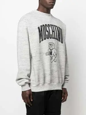 Moschino Logo Crew-neck Sweatshirt
