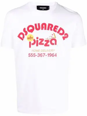 Dsquared2 Logo-print Short-sleeve T-shirt - White
