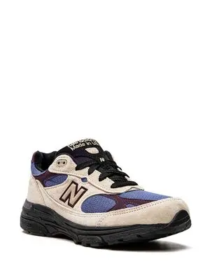 NEW BALANCE X Aimé Leon Dore 993 Made In Usa Sneakers - Neutrals