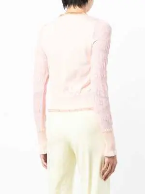 Stella McCartney Velvet-trim Wool Cardigan