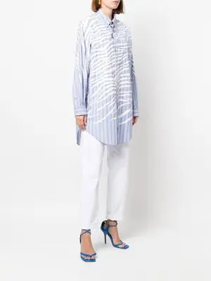 Just Cavalli Tiger-print Long-sleeve Shirt