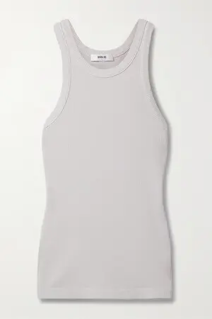 AGOLDE Bailey Ribbed Tank - Gray