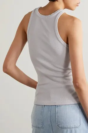 AGOLDE Bailey Ribbed Tank - Gray