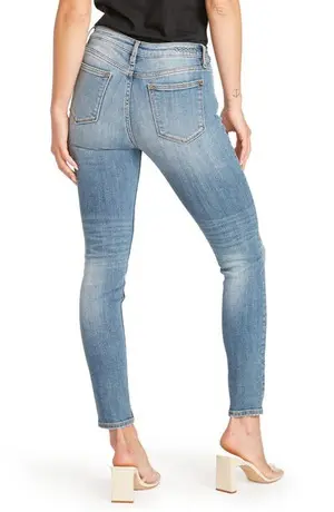 VIGOSS Jagger Distressed Crop Skinny Jeans