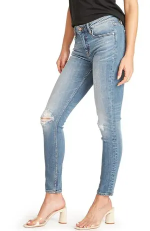 VIGOSS Jagger Distressed Crop Skinny Jeans