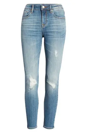 VIGOSS Jagger Distressed Crop Skinny Jeans