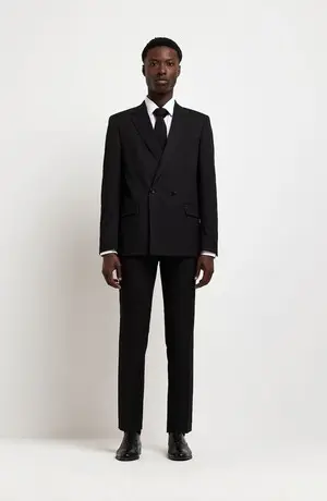 RIVER ISLAND Double Breasted Suit Jacket