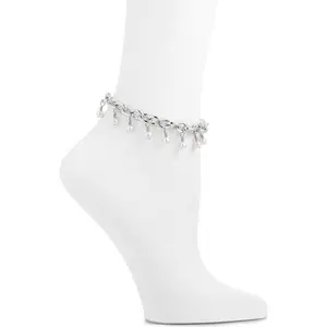 VIDAKUSH Pearlette Anklet - Silver
