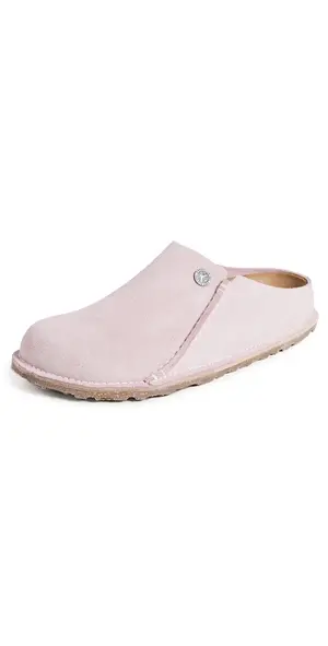 BIRKENSTOCK Zermatt 365 Suede Clogs Lavender Blush