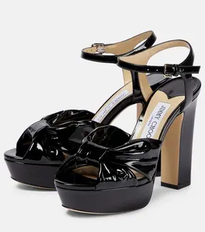 JIMMY CHOO Heloise 120 Platform Sandals - Black