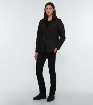 CHRISTIAN LOUBOUTIN Louis Orlato Suede Sneakers - Black
