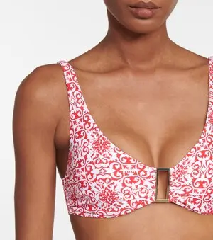 Melissa Odabash Bel Air Bikini Top - Red