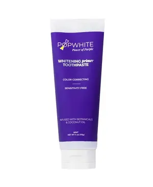 POPWHITE Whitening Primer Toothpaste - Dark Purple