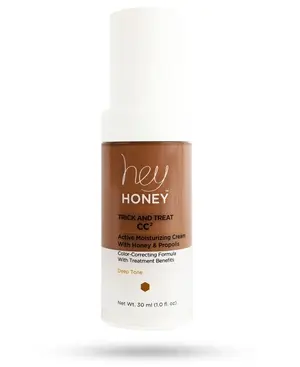 LUCKY HONEY Trick And Treat Cc2 Cream Active Moisturizing Color Correcting Cream With Honey And Propolis Deep Tone