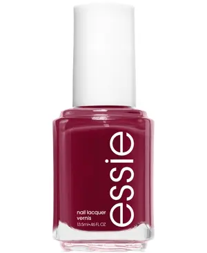 Essie Nail Polish Nailed It (burgundy Red With A Cream Fin