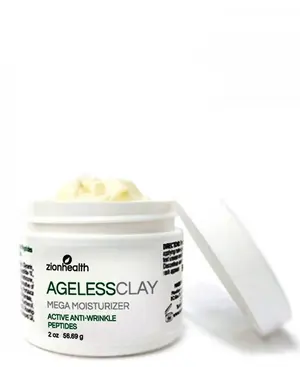ZION HEALTH Ageless Clay Anti-wrinkle Cream With Active Peptides - No Color