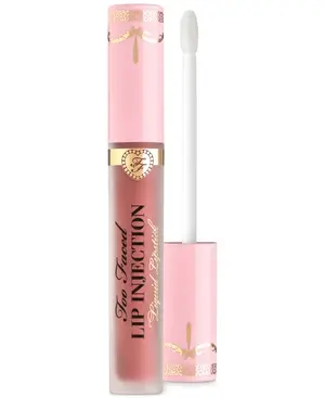 TOO FACED Lip Injection Longwear Power Plumping Cream Liquid Lipstick Size Queen (warm Rosey-nude)