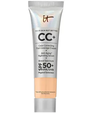 IT COSMETICS Cc+ Cream With Spf 50+ Travel Size Light Medium Warm