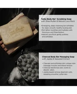Jack Black Charcoal Body Bar Massaging Soap
