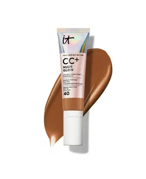 IT COSMETICS CC+ Nude Glow Foundation + Serum Deep Honey