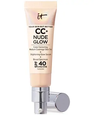IT COSMETICS Cc+ Nude Glow Lightweight Foundation + Glow Serum Spf 40 Ivory/cream